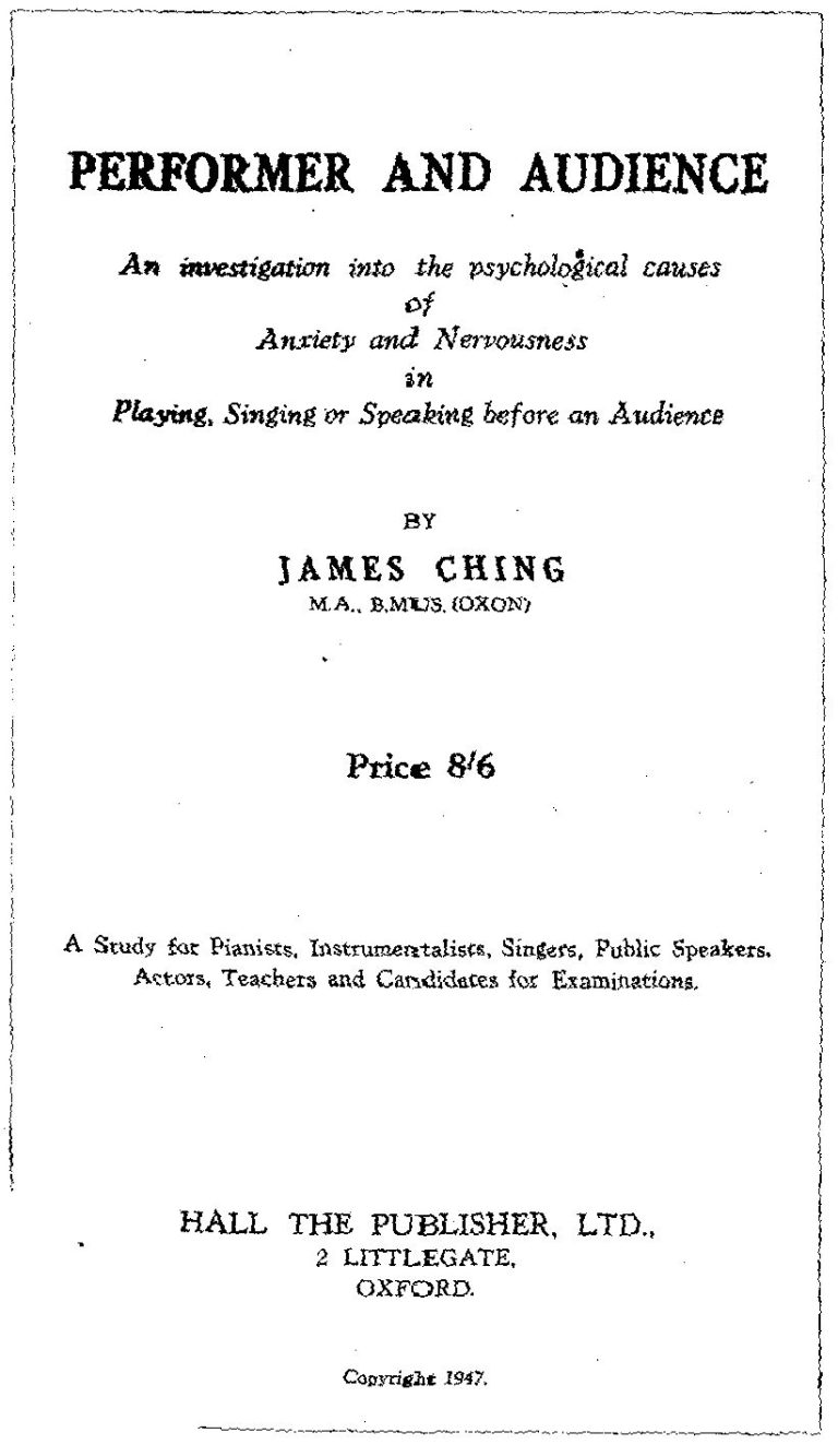 14. 1945 –1947 Two new Publications – James Ching